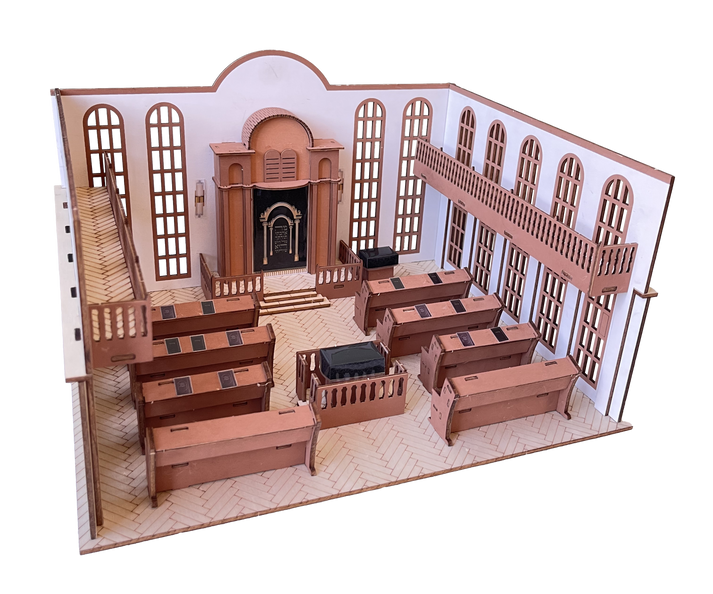 3d Wooden Shul Puzzle – Colours Crafts