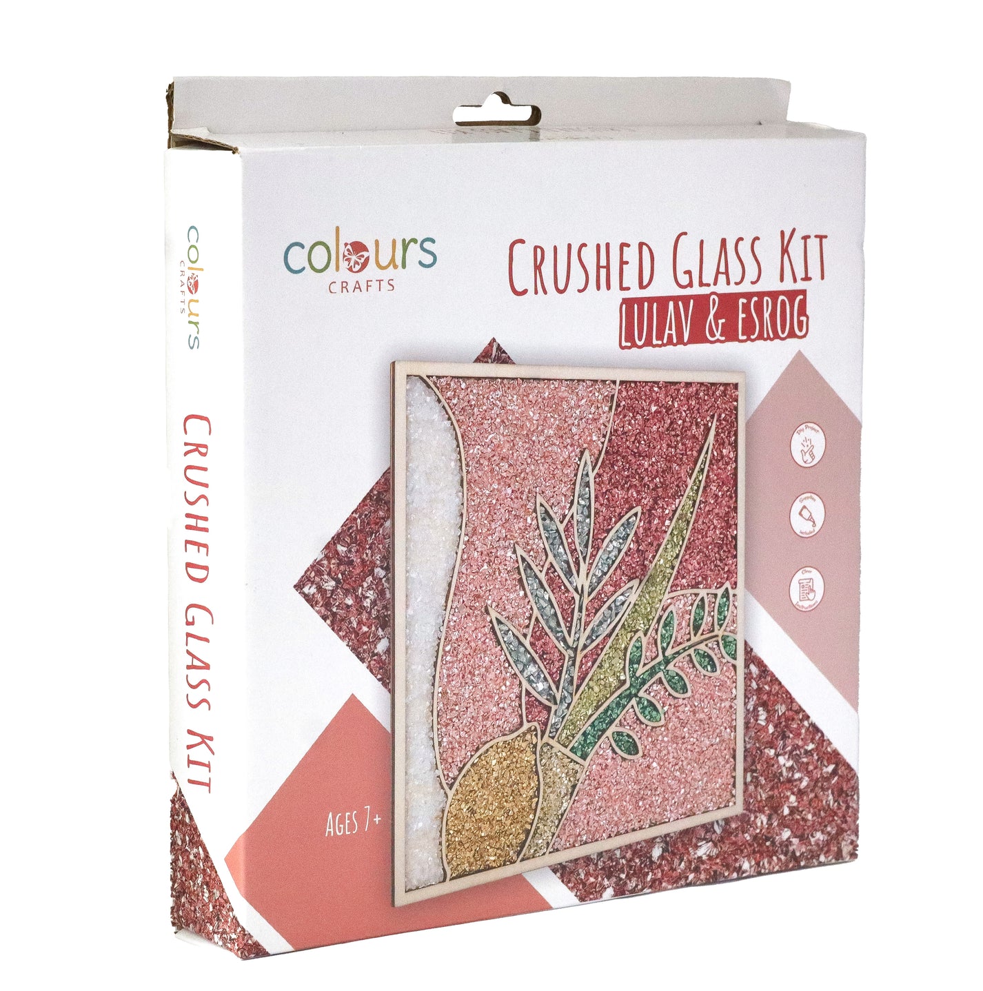 Crushed Glass Lulav and Esrog Kit – Colours Crafts