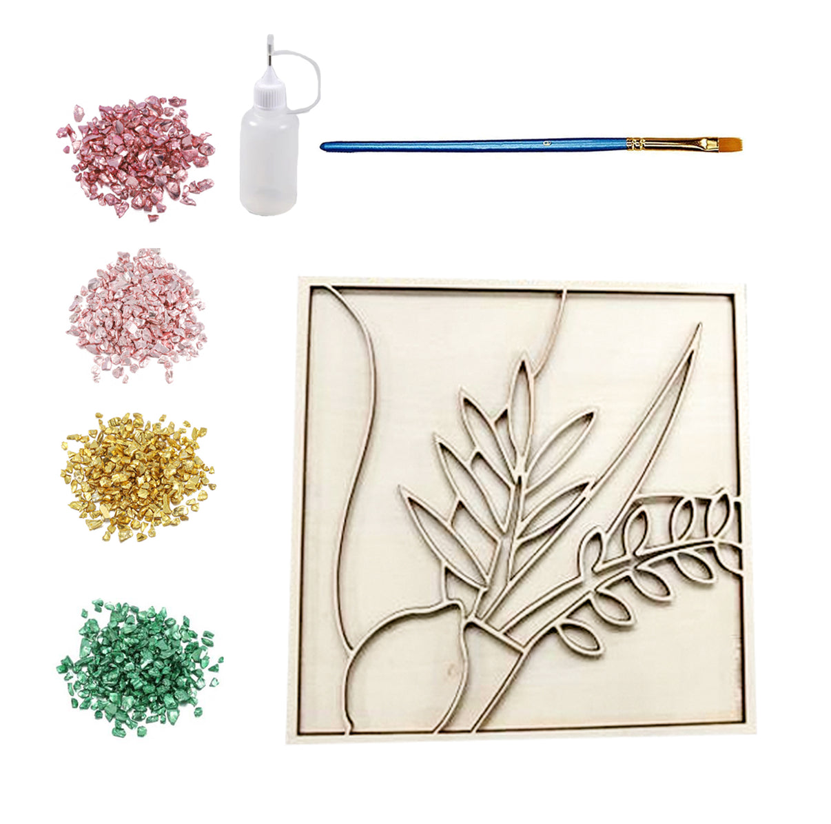 Crushed Glass Lulav and Esrog Kit – Colours Crafts